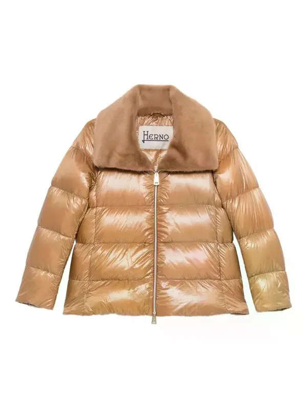 Herno Fur-trimmed Puffer Jacket