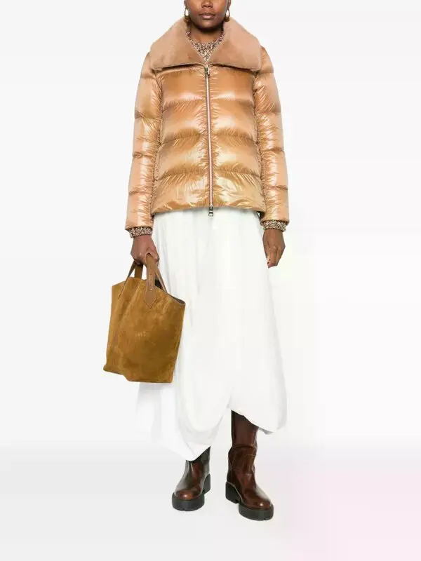 Herno Fur-trimmed Puffer Jacket