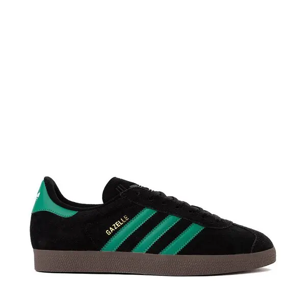 Adidas Gazelle Athletic Shoe - Black/court Green/gum