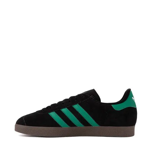 Adidas Gazelle Athletic Shoe - Black/court Green/gum