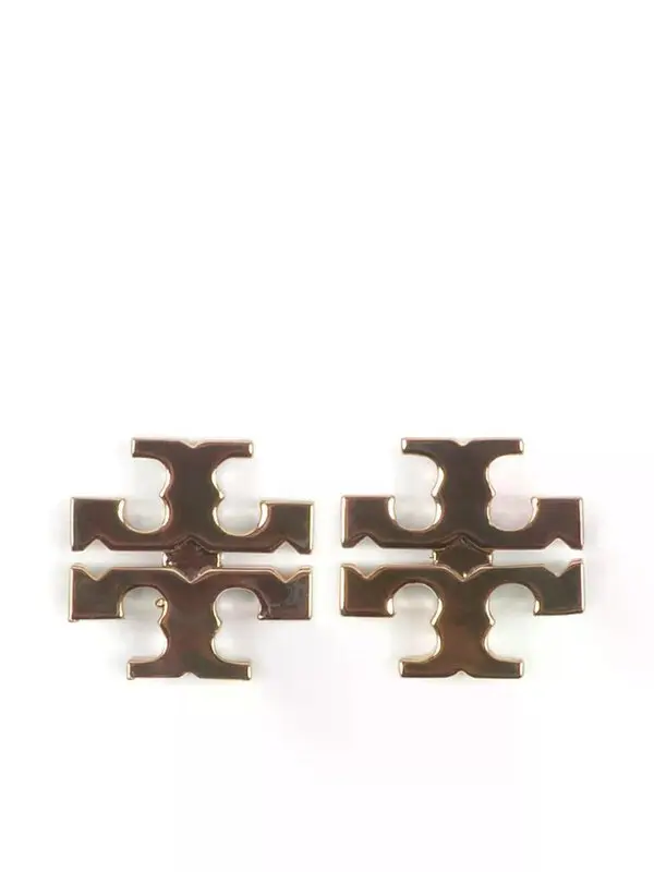 Tory Burch Kira Logo-embellished Stud Earrings - Gold