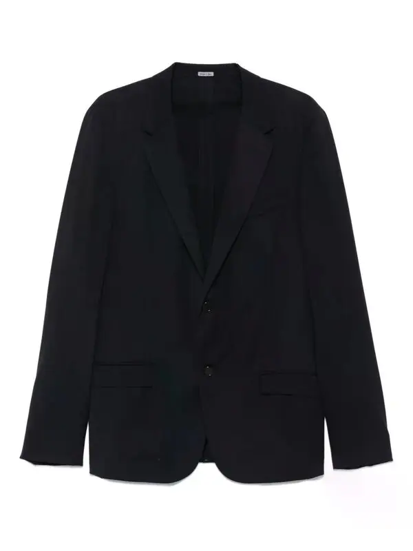 LANVIN Buttoned Single-breasted Blazer - Black