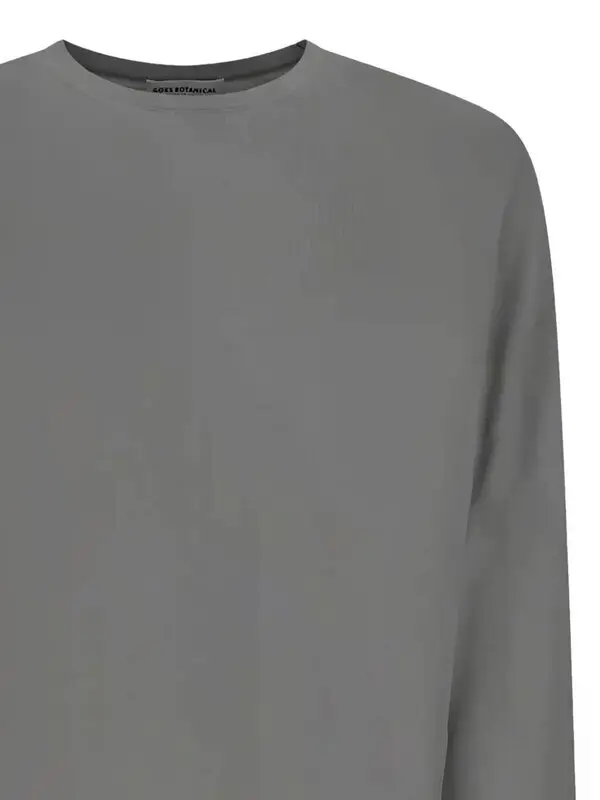 GOES BOTANICAL Crew-neck Long-sleeve Sweater - Grey