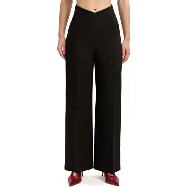 Bardot Polina V Waist Wide Leg Pants