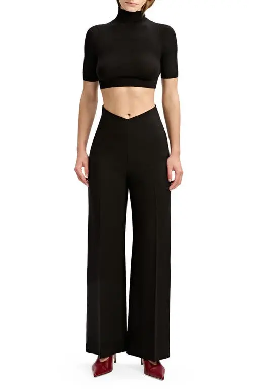Bardot Polina V Waist Wide Leg Pants