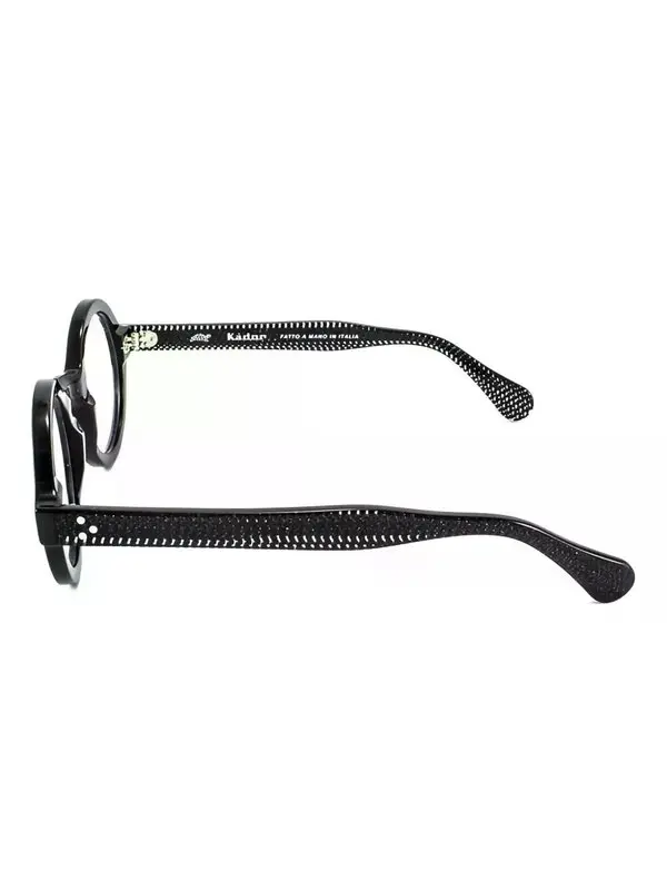 KADOR Arkistar Speckled-effect Round-frame Glasses