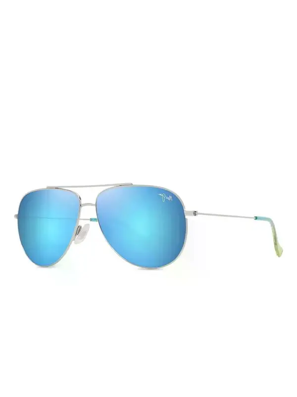 Maui Jim Hauoli Mirrored Sunglasses - Silver