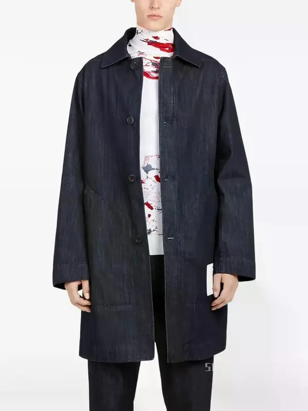 FERRAGAMO Denim Buttoned Coat
