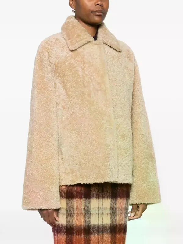 ARMA Shearling Collared Jacket