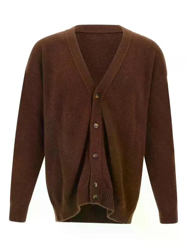 LANEUS V-neck Buttoned Cardigan