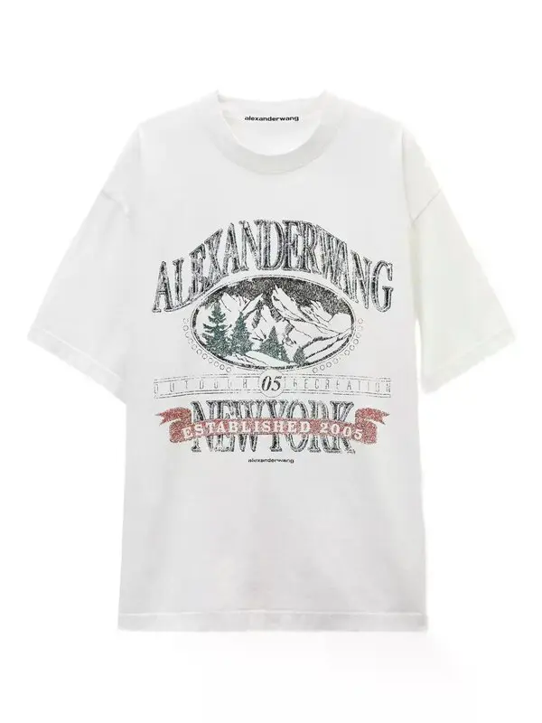 Alexander Wang Graphic-print T-shirt - White
