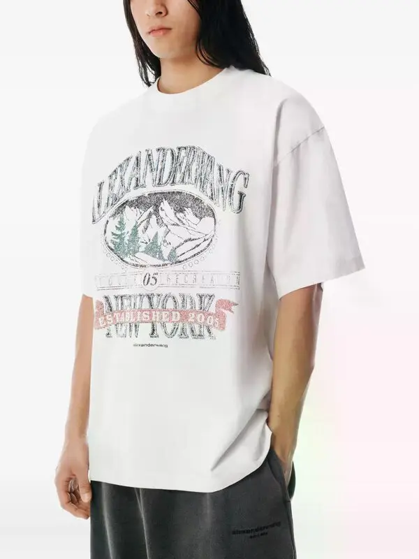 Alexander Wang Graphic-print T-shirt - White