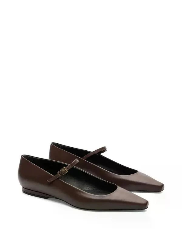 Loulou De Saison Alice Pointed-toe Ballet Flats