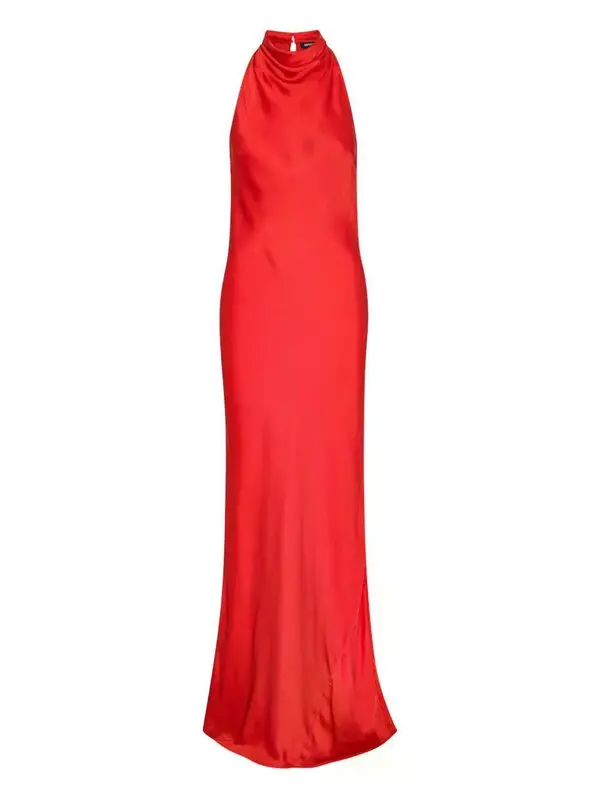 ROTATE BY BIRGER CHRISTENSEN Cowl-neck Maxi Dress