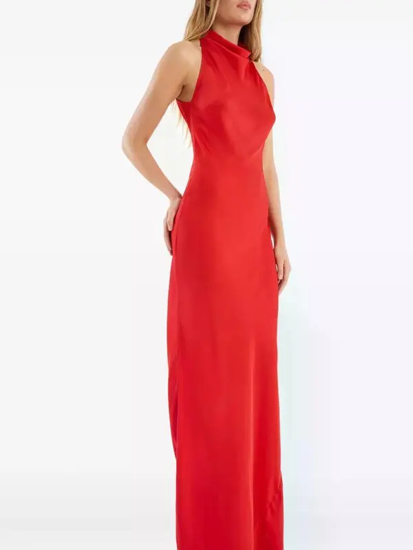 ROTATE BY BIRGER CHRISTENSEN Cowl-neck Maxi Dress