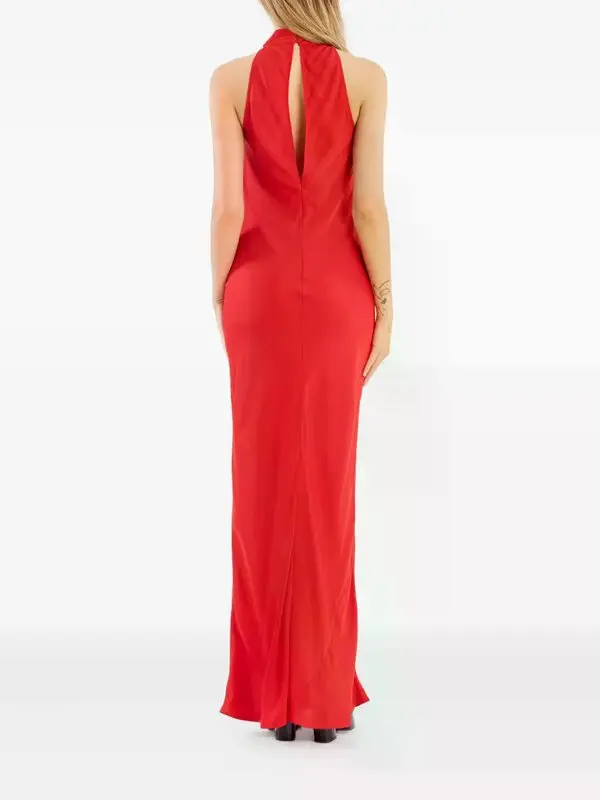 ROTATE BY BIRGER CHRISTENSEN Cowl-neck Maxi Dress