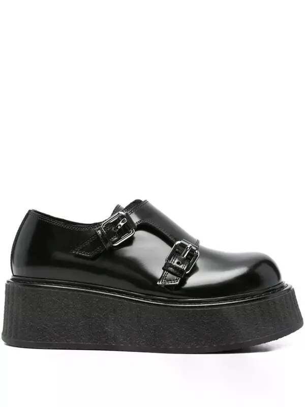 Moschino Double-buckle Platform Shoes