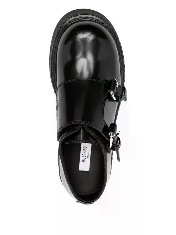 Moschino Double-buckle Platform Shoes