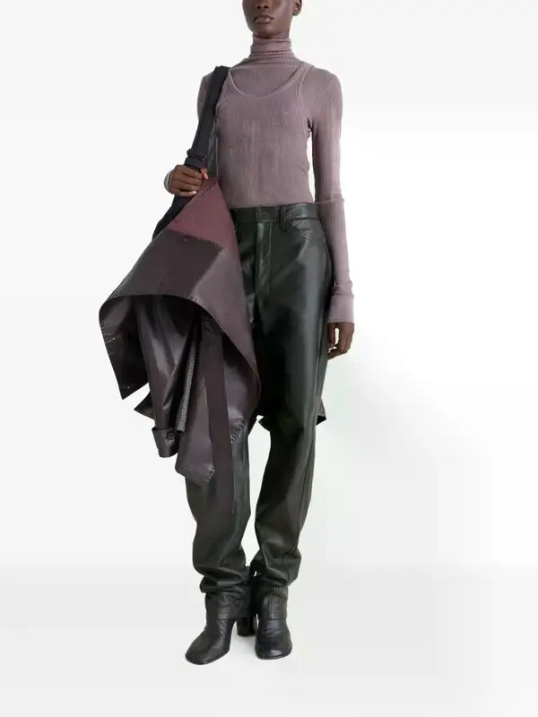 LEMAIRE Twisted Five-pocket Leather Trousers