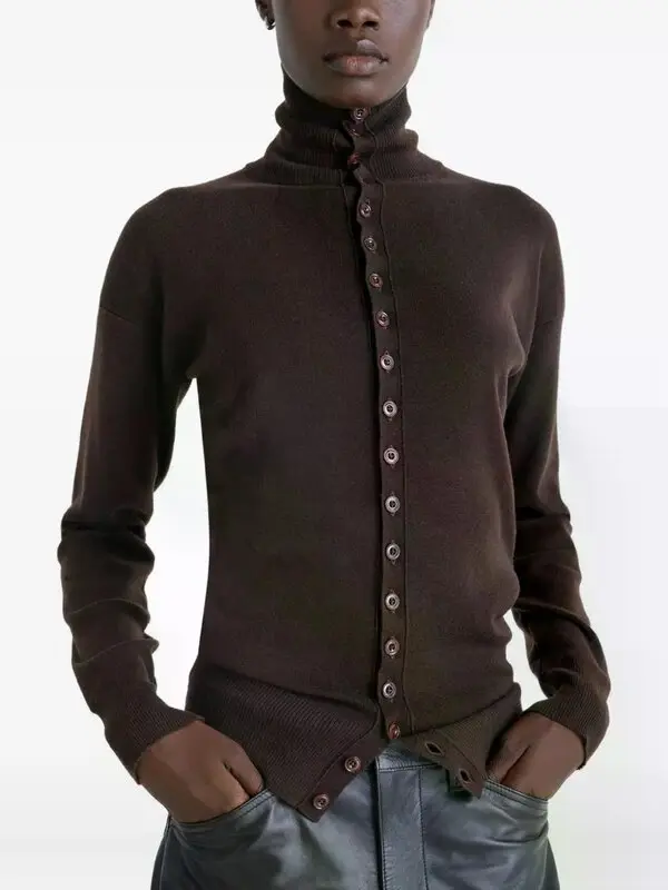 LEMAIRE High-neck Cardigan