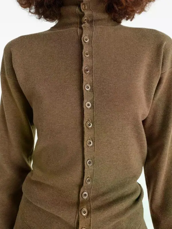 LEMAIRE Turtleneck Buttoned Cardigan