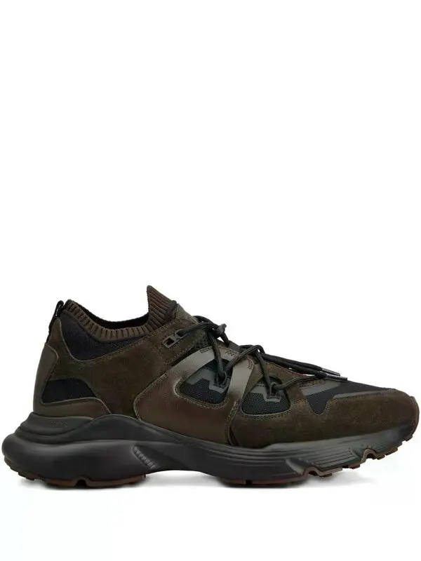 TOD'S Mesh-panelled Chunky Sneakers - Brown
