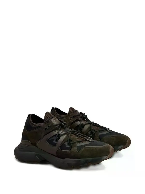 TOD'S Mesh-panelled Chunky Sneakers - Brown