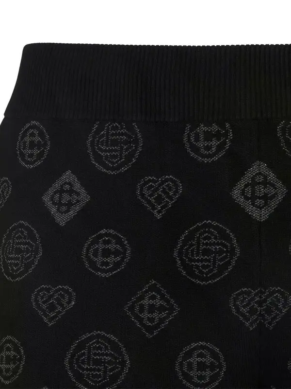 Casablanca Logo-pattern Knitted Trousers