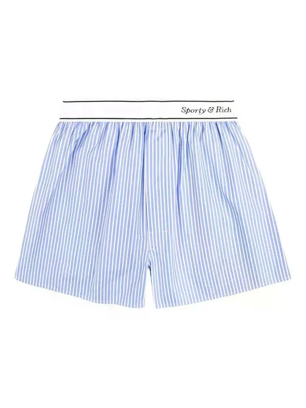 SPORTY & RICH Striped Boxer Shorts