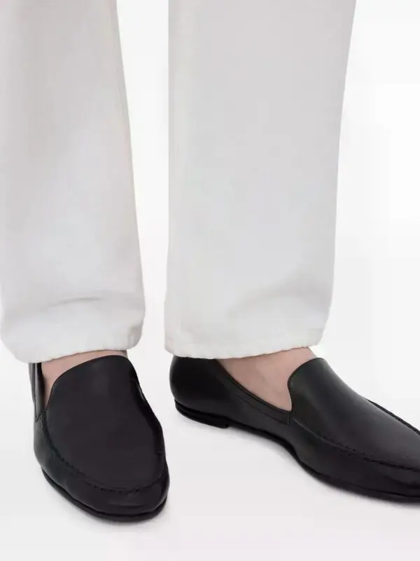 Loulou De Saison Boros Nappa Leather Loafers