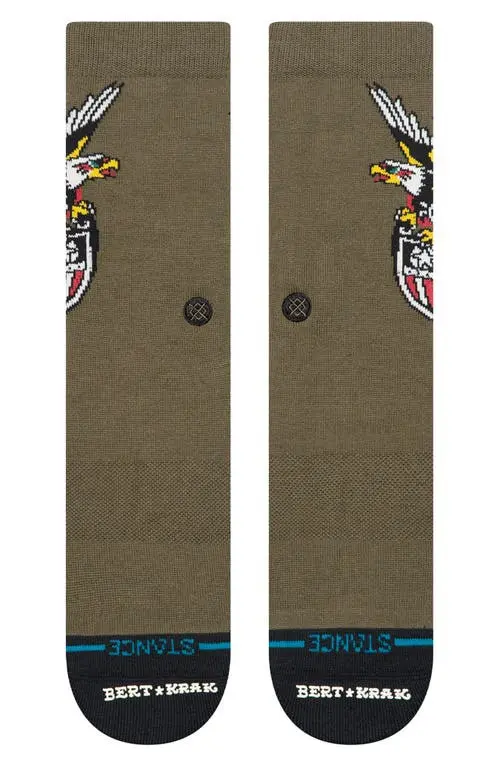 Stance Eagle Cotton Blend Crew Socks