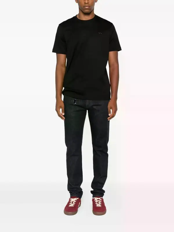 Paul & Shark Embroidered Logo T-shirt - Black