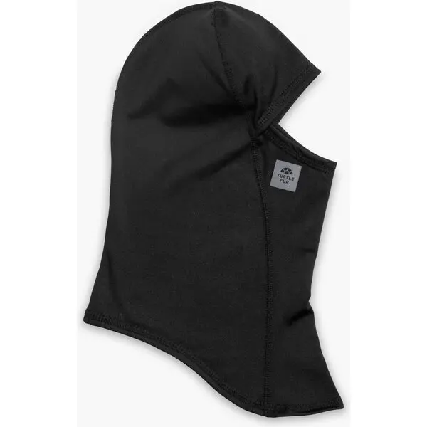 Turtle Fur Patterned Maxclava Balaclava - Black