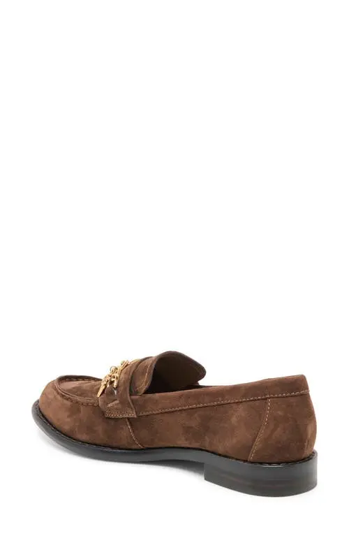 Dolce Vita Waylen Charm Loafer - Dark Brown Suede
