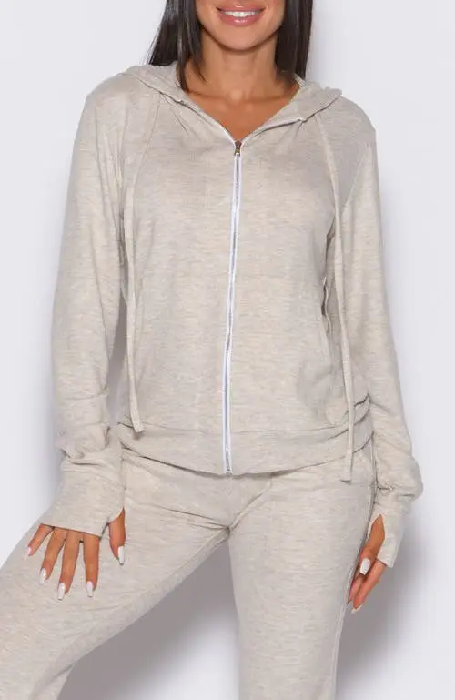 BOMBSHELL SPORTSWEAR Gym Crush Hoodie - Cozy Oat