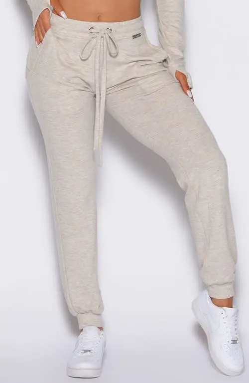 BOMBSHELL SPORTSWEAR Cuddle Up Joggers - Cozy Oat