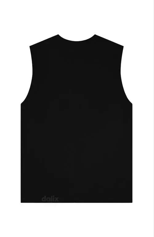 DALIX Sleeveless Muscle Tank - Black