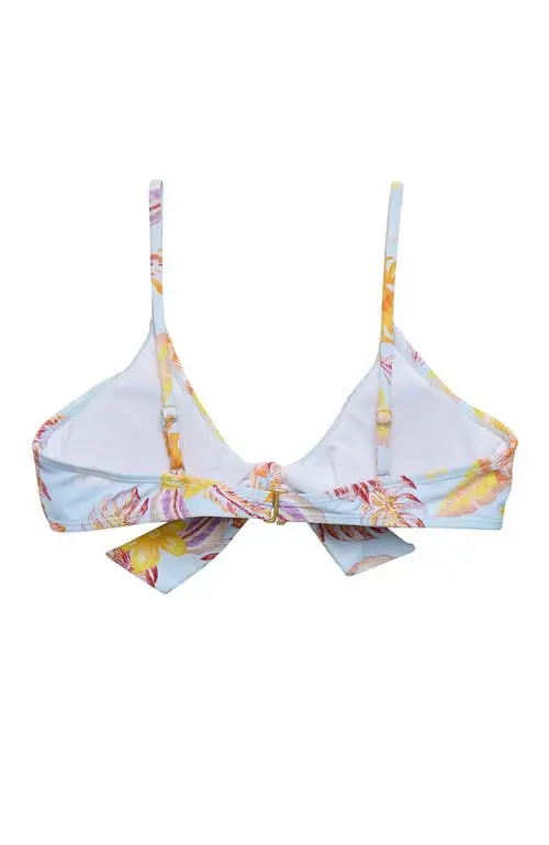 SNAPPER ROCK Bow Front Tropical Bikini Top