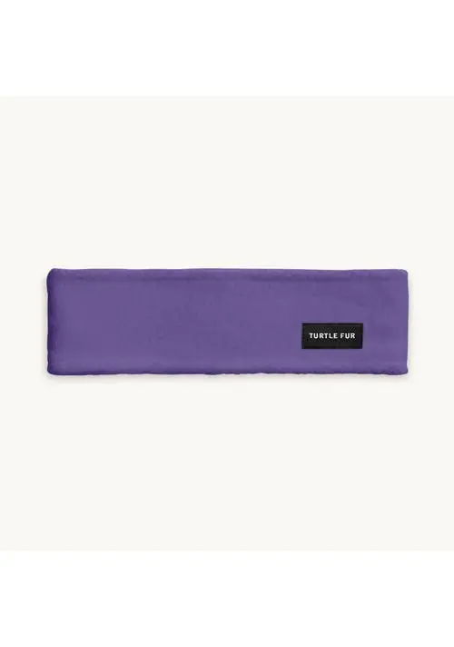 Turtle Fur Double-layer Fleece Headband - Amethyst