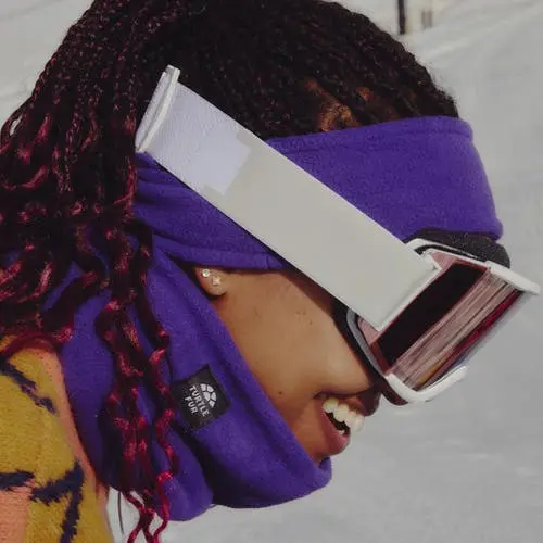 Turtle Fur Double-layer Fleece Headband - Amethyst