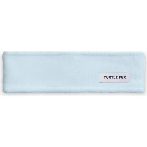 Turtle Fur Double-layer Fleece Headband - Ice Blue