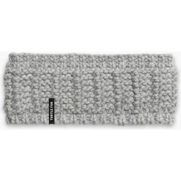 Turtle Fur Shay Knit Headband - Smoke