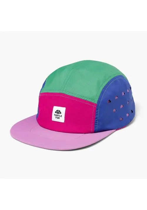 Turtle Fur Ripstop Way Out 5-panel Hat - Purple Dawn