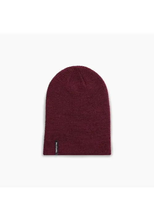 Turtle Fur Frostline Slouch Beanie - Wine