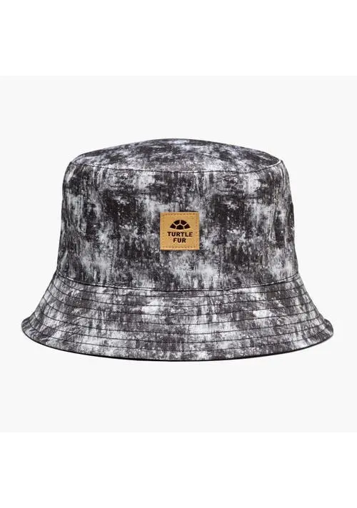 Turtle Fur Drifter Reversible Bucket Hat - Carbon Copy