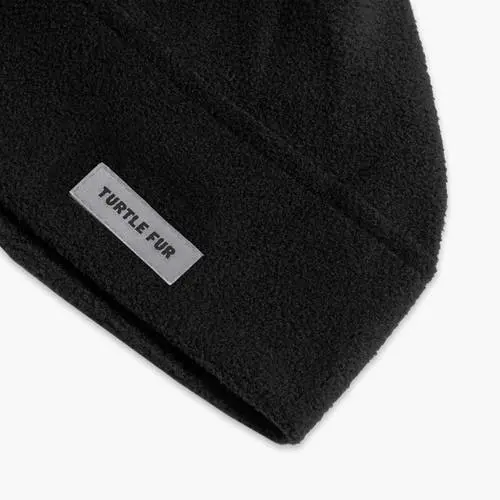 Turtle Fur Fleece Beanie - Black