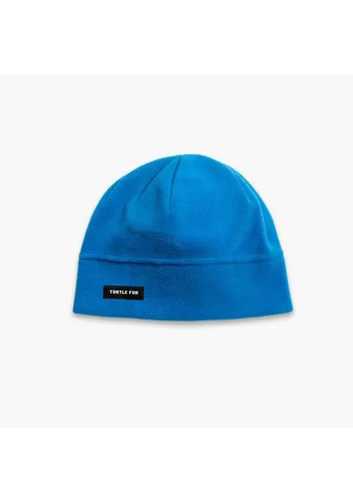 Turtle Fur Fleece Beanie - Blue