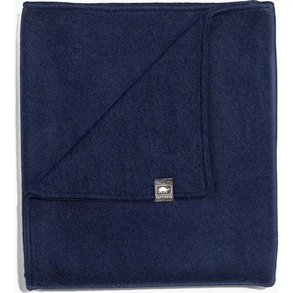 Turtle Fur Fleece Baby Security Blanket - Navy