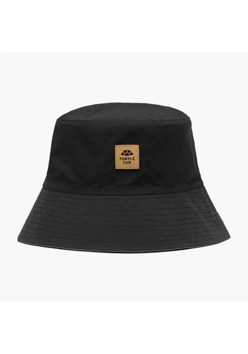 Turtle Fur Dune Reversible Bucket Hat - Black