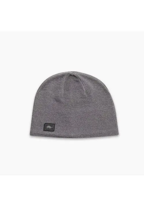 Turtle Fur Solid Merino Wool Beanie - Graphite